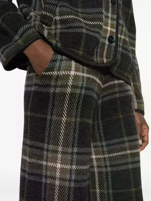 Eric Bompard Tartan-jacquard Palazzo Pants