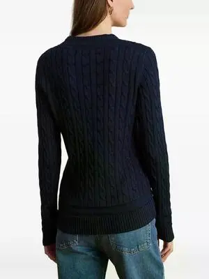 Ralph Lauren Cable-knit Logo-embroidered Sweater