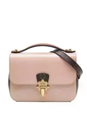 LOUIS VUITTON 2019 Vernis Miroir Cherrywood Bb Satchel - Pink