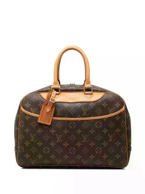 LOUIS VUITTON Monogram Canvas Deauville Handbag - Brown