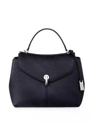 JOY GRYSON Small Jupiter Pebble-grain Leather Tote Bag - Black