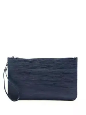 LOUIS VUITTON 2013 Epi Neverfull Pouch - Blue