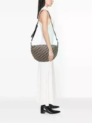 Dior 2006 Oblique Canvas Crossbody Bag - Blue