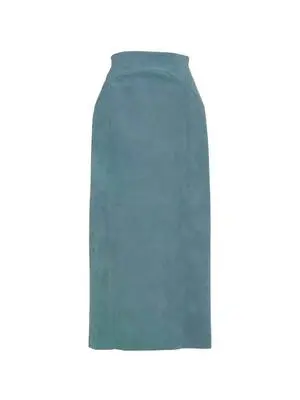 MULLER OF YOSHIOKUBO Saddle Straight Midi Skirt