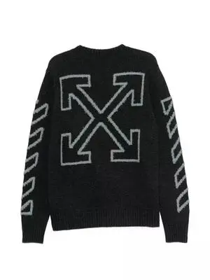 Off-White Long-sleeves Sweater - Grey