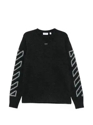 Off-White Long-sleeves Sweater - Grey