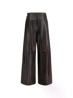 P.a.r.o.s.h Wide-leg Leather Trousers