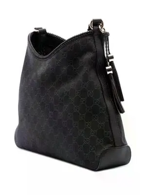 Gucci 2016-2026 Medium Gg Denim Marrakech Shoulder Bag