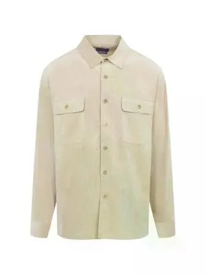 Ralph Lauren Purple Label Corduroy-texture Button-down Shirt