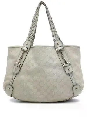 Gucci 2016-2026 Guccissima Horsebit Pelham Shoulder Bag - Brown