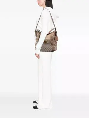 Gucci 2016-2026 Medium Gg Canvas Running Satchel