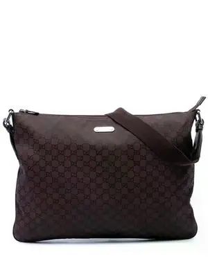 Gucci 2016-2026 Gg Nylon Crossbody Bag - Brown