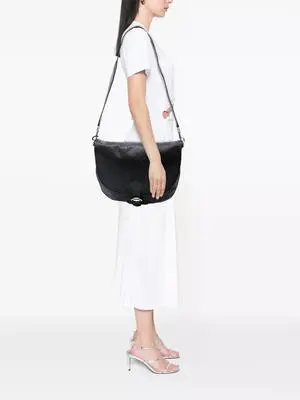 Gucci 2016-2026 Guccissima Flap Messenger Bag Crossbody Bag - Black