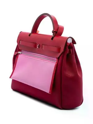 Hermès 2019-2026 Toile Verso Herbag Zip 31 Satchel