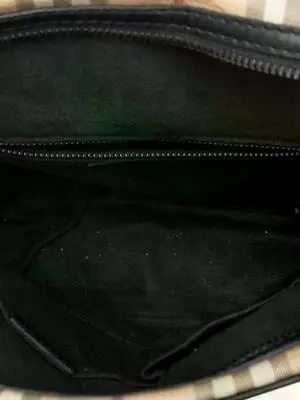 Burberry Haymarket Check Coated Canvas Crossbody Bag