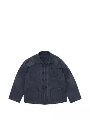 FORTELA Pijama Frog-fastening Denim Jacket - Blue