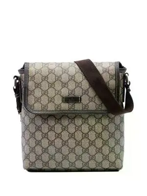Gucci 2016-2026 Gg Supreme Crossbody Bag - Neutrals