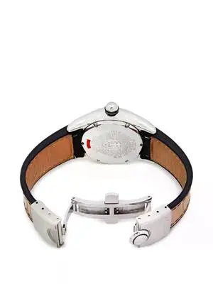 CORUM Bubble 35mm Watch With Dial And Crocodile-effect Leather Strap