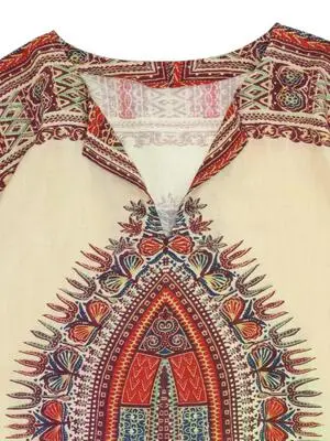 FORTELA Amira Printed Cotton Maxi Dress