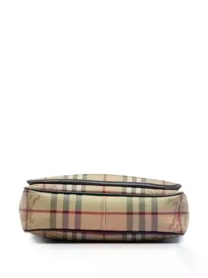 Burberry Haymarket Check Coated Canvas Crossbody Bag