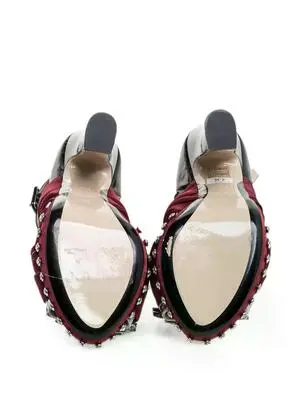 N°21 Crystal-embellished Knotted Sandals