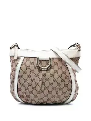 Gucci 2016-2026 Gg Canvas Abbey D Ring Crossbody Bag - Neutrals