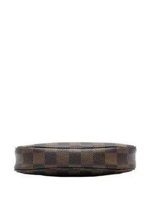 LOUIS VUITTON 2004 Damier Ebene Mini Pochette Accessoires Handbag