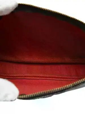 LOUIS VUITTON 2004 Damier Ebene Mini Pochette Accessoires Handbag