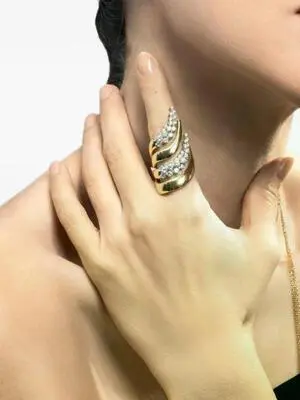 Yeprem Strada Diamond Stackable Ring - Gold