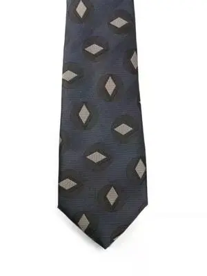 Giorgio Armani Geometric-pattern Tie