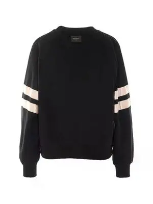 Repetto Logo-embroidered Stripe-detail Sweatshirt