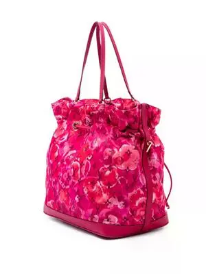 LOUIS VUITTON 2013 Limited Edition Monogram Nylon Ikat Noefull Mm Bucket Bag