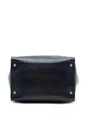 Prada 2013-2026 Glace Calf Twin Pocket Double Handle Satchel