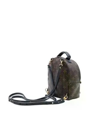 LOUIS VUITTON 2016 Monogram Mini Palm Springs Backpack - Brown