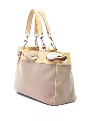 Gucci 2016-2026 Medium Guccissima Trimmed Canvas Positano Tote Bag