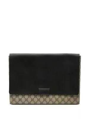 Gucci Gg Supreme Clutch Bag - Black