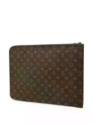 LOUIS VUITTON 1990 Monogram Poche Documents Portfolio Business Bag