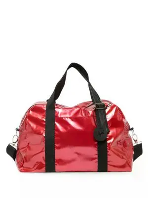 JACK GOMME Grand Walli Light Metallic-finish Holdall Bag - Red