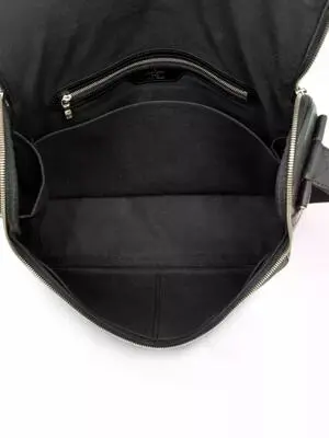 LOUIS VUITTON 2002 Bicolor Taiga And Canvas Taimyr Crossbody Bag