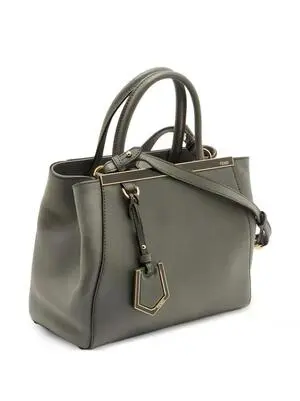Fendi 2014 Petite 2jours Leather Tote Bag