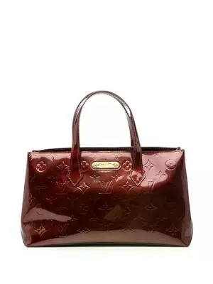 LOUIS VUITTON 1990-2010 Monogram Vernis Wilshire Pm Handbag - Red