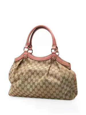 Gucci 2000-2015 Medium Gg Canvas Sukey Tote Bag