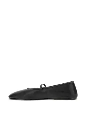 THE ROW Elastic Ballet Slippers - Black