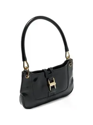 Gucci Jackie 1961 Piston-lock Shoulder Bag - Black