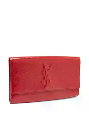 Saint Laurent Belle De Jour Clutch - Red
