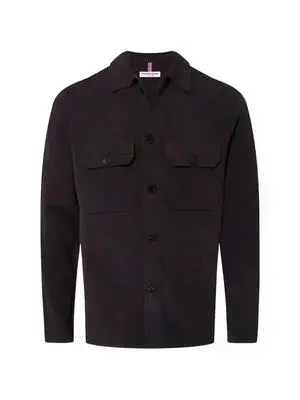 Orlebar Brown Brigg Merino Shirt Jacket - Brown