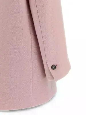 TELA Nomade Herringbone-weave Double-breasted Blazer