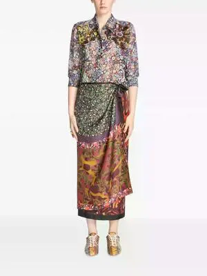 Dries Van Noten Leather Ballerina Sneakers