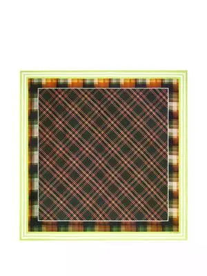 Dries Van Noten Silk Square Scarf - Black