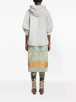 Dries Van Noten Draped Cotton Hoodie